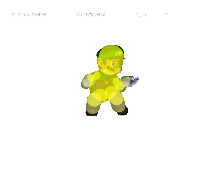 Luigi Spike Hitbox