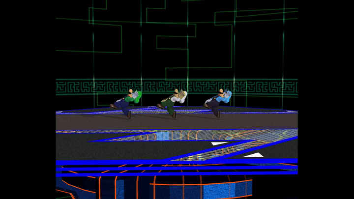 Luigi Tech-Roll Forward - FightCore | Super Smash Bros. Melee Frame ...